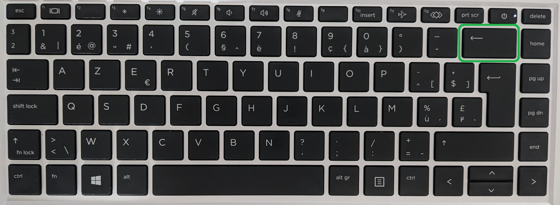 4.2 Backspace, Delete, Tab – Computerles